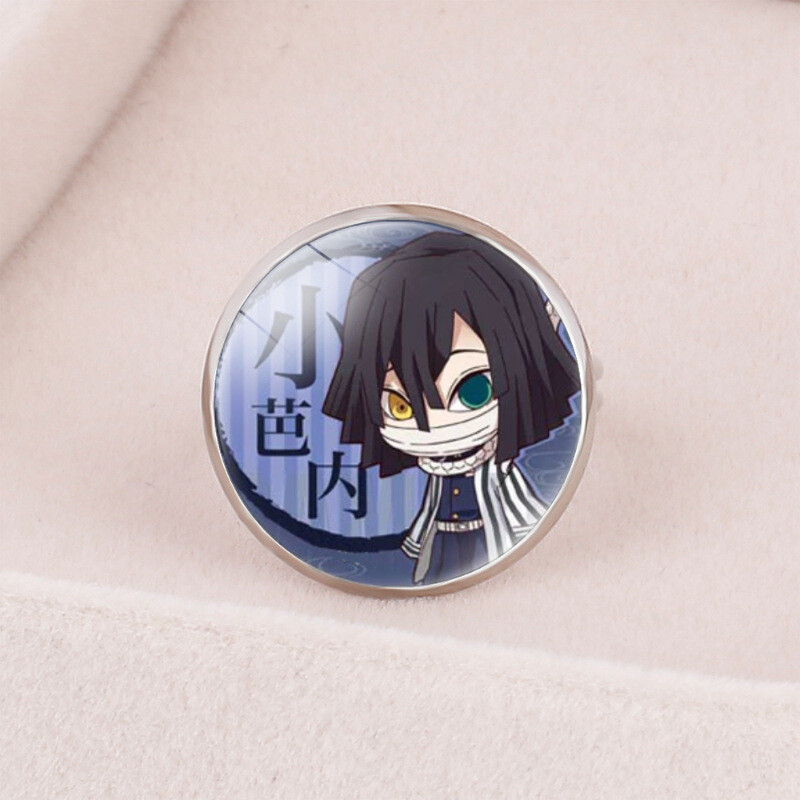 (06717) Highquality Demon Slayer Adjustable Ring Featuring Tanjiro ...