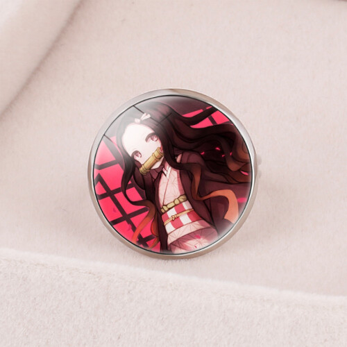 (06710) Highquality Demon Slayer Adjustable Ring Featuring Tanjiro ...