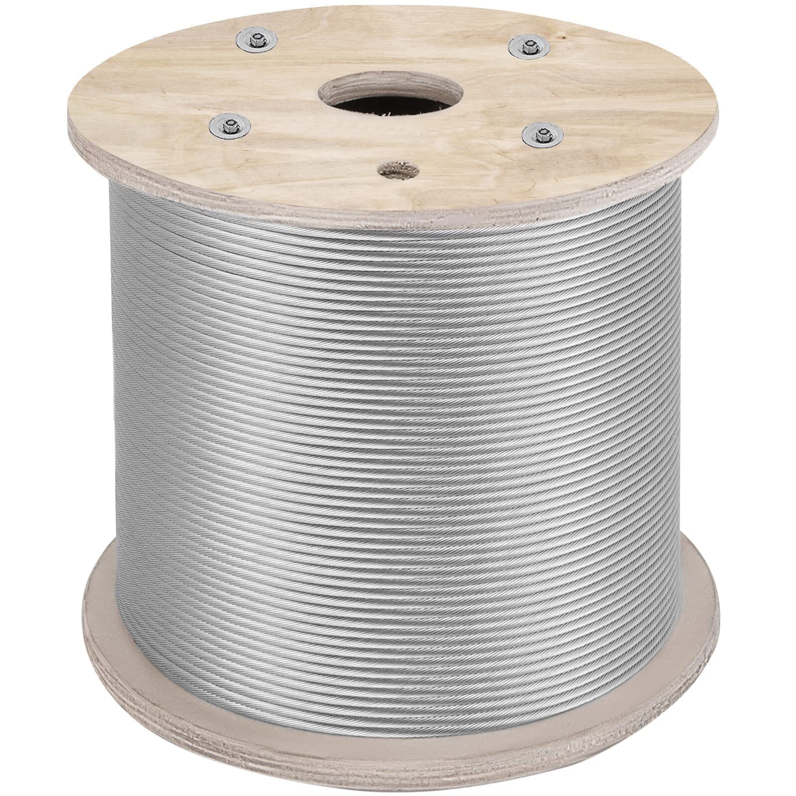 Vevor Stainless Steel Cable Railing 1/8"x 500ft, Wire Rope 316 Marine ...