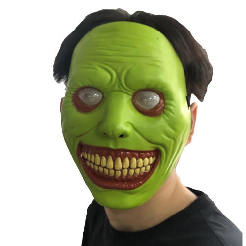 Creepy The Exorcist Smiling Face Demon Mask Cosplay Devil Skull Killer ...