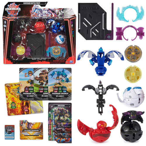 Bakugan Battle 5 Pack Special Attack Dragonoid Ventri Bruiser Octogan Trox Customizable Spinning Action Figures Kids Toys for Boys and Girls