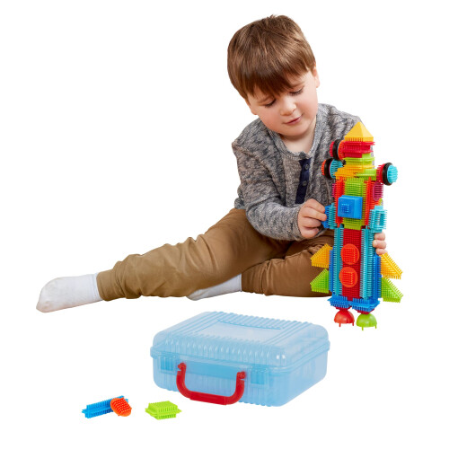 Battat- Bristle Blocks- STEM Interlocking Building Blocks- 50 pc ...