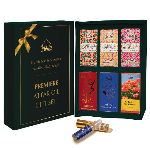 Dukhni Premiere Attar Oil Set Arab perfume oils for men and women | 6 ...