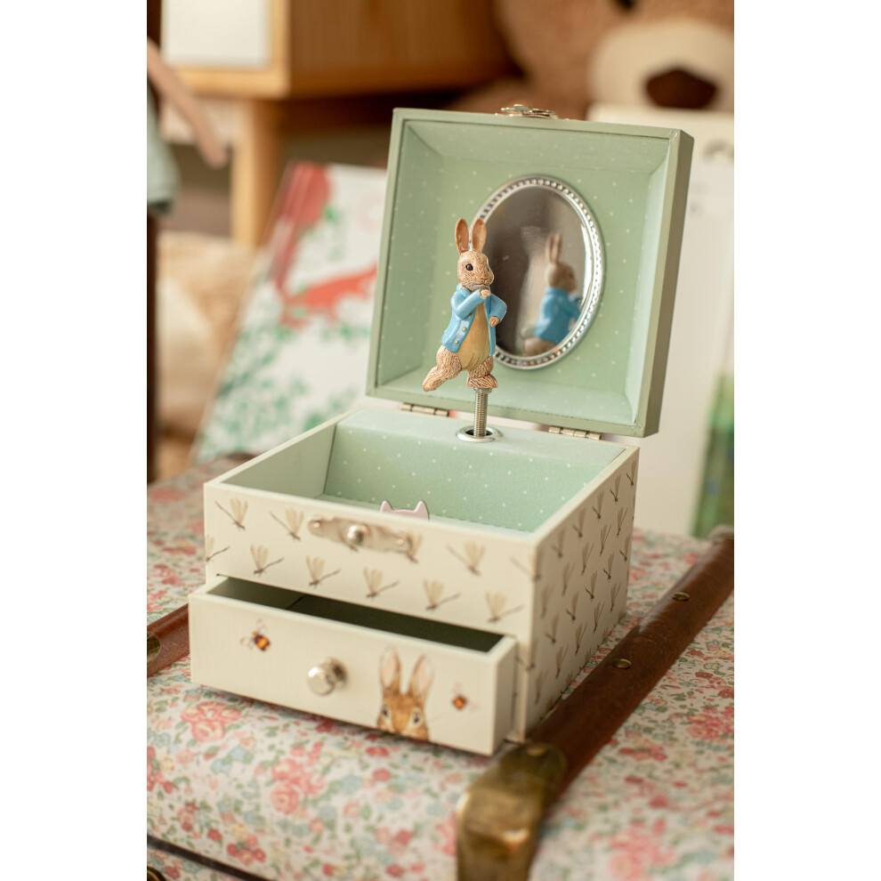 Boite à Musique Cube Peter Rabbit - TROUSSELIER - Libellule - Bébé - 3 ...