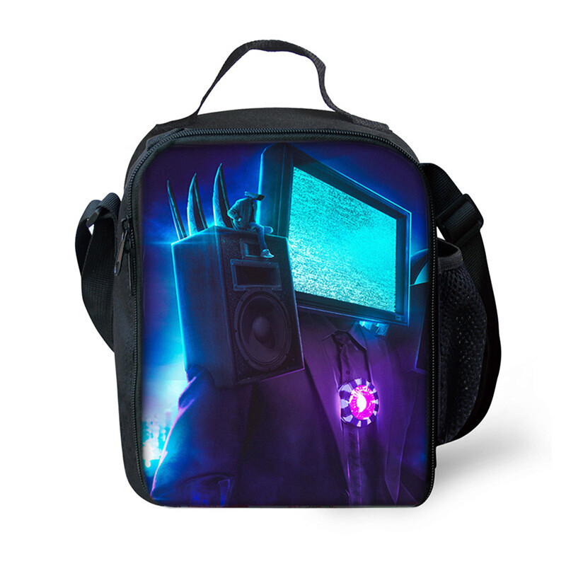(Style 04) Skibidi Toilet Lunch Bag Insulat Student Lunchbox on OnBuy