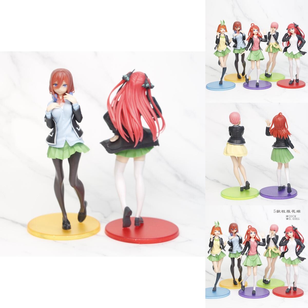 Quintessential Collectible Quintuplets Bride Pvc Figures 20cm Anime ...