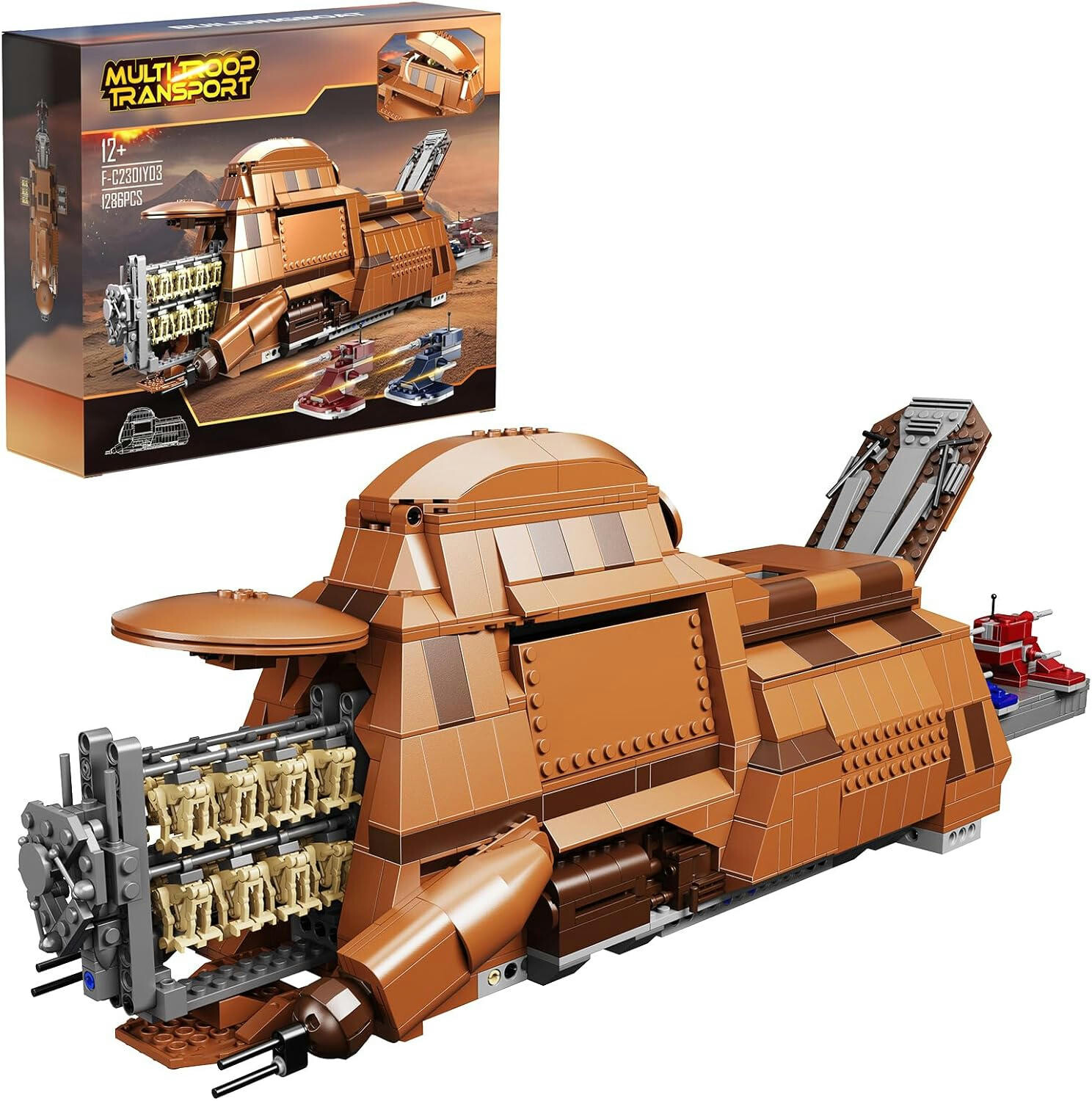 Battle Trade Federation Droid Ship Multi Troop Transport Building Kit ...