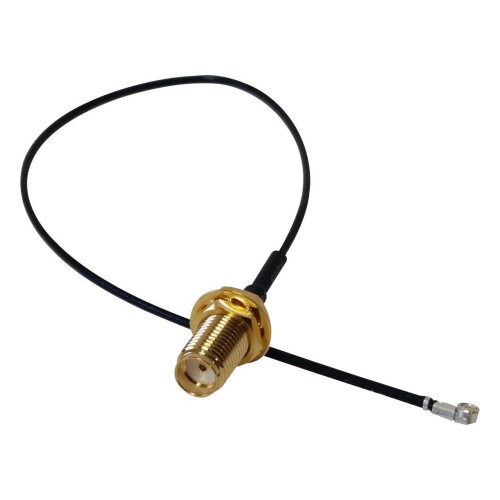 MULTICOMP PRO RF Cable Assembly 90 U.FL Plug to SMA Bulkhead Jack 50ohm, 150 mm on OnBuy