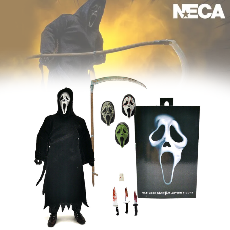 Neca Premium Scream Ghostface Ghost Face Ultimate 7in Action Figure ...