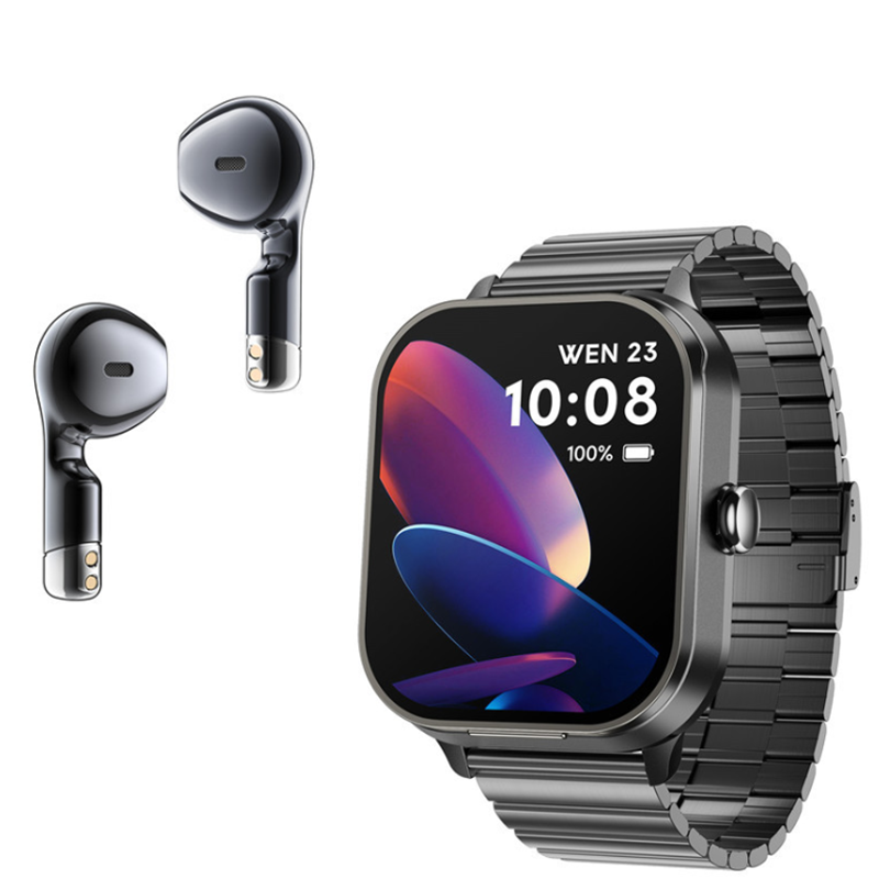 Chronus Smartwatch with TWS Earbuds 2-in-1, Bluetooth Calling, Sports ...