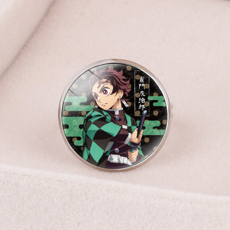 (06706) Highquality Demon Slayer Adjustable Ring Featuring Tanjiro ...