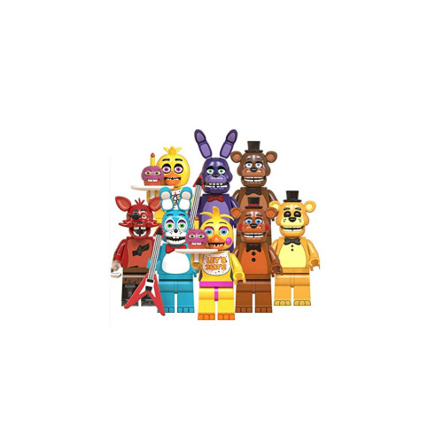 Five Nights At Freddy's FNAF Minifigures 8pcs Building Blocks Fit Lego ...