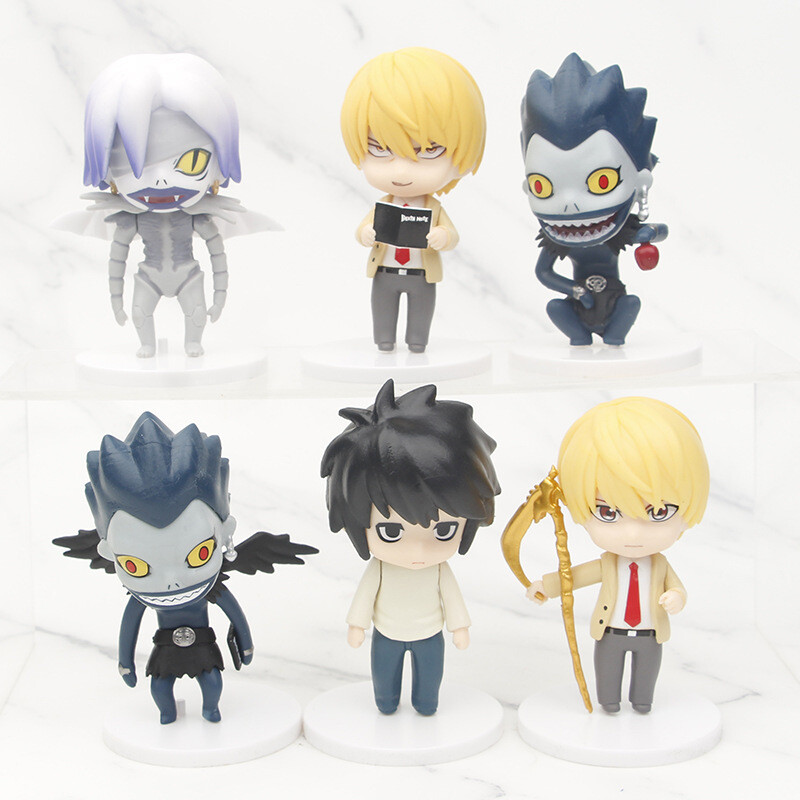 Premium 10cm Death Note Action Figures L Light Ryuk Rem Pvc Collectible ...