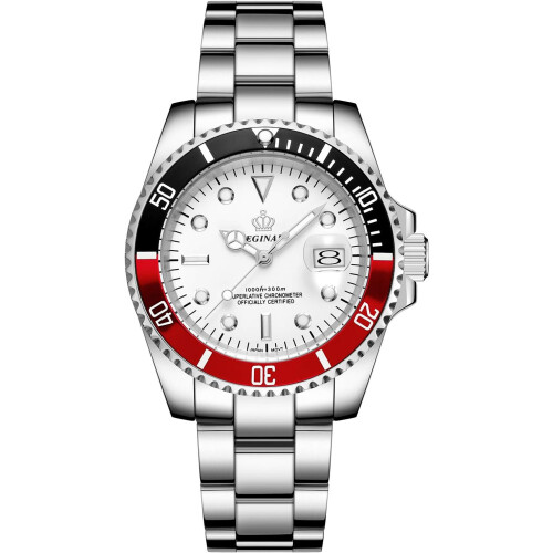 VEANXIN Mens Luxury Watches Rotatable Bezel Sapphire Glass Luminous ...