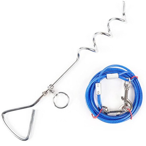 Double Hook Traction Rope - Dog Poop + 5M Wire Rope - Blue | Leave ...