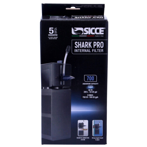 Sicce Shark Pro Internal Filters- Viewing Sicce Shark Pro 700 Internal ...