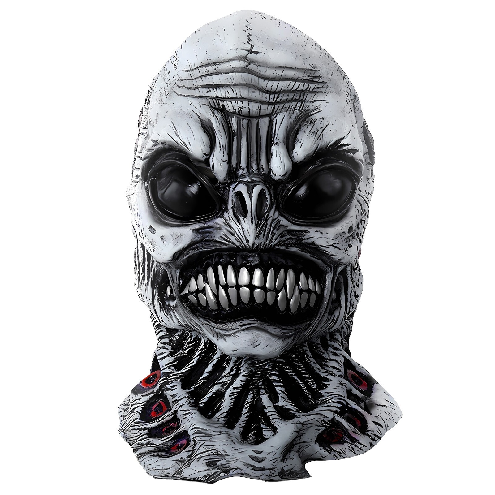 Alpha Centauri Monster Full Mask Scary Latex Costume Adult Halloween ...