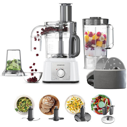 Food processor with 9 attachments. Quick Serve and Dice, 1.5 Litre ...