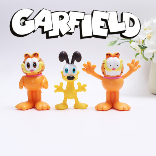 Cat Garfield Model Fat Cat Pet Dog Odie Toy Doll Pvc Cartoon Comic ...