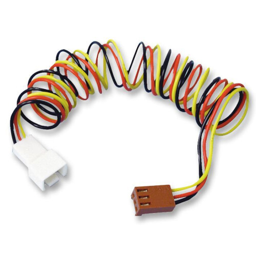 AKASA - 3 Pin Female to 3 Pin Male Fan Power Extension Lead, 60cm on OnBuy