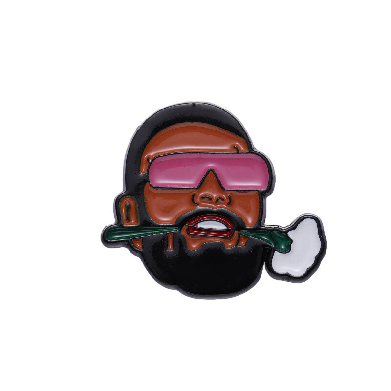 (XZ8170) Cartoon Whimsical Character Brooch With Heart Shape Unique ...