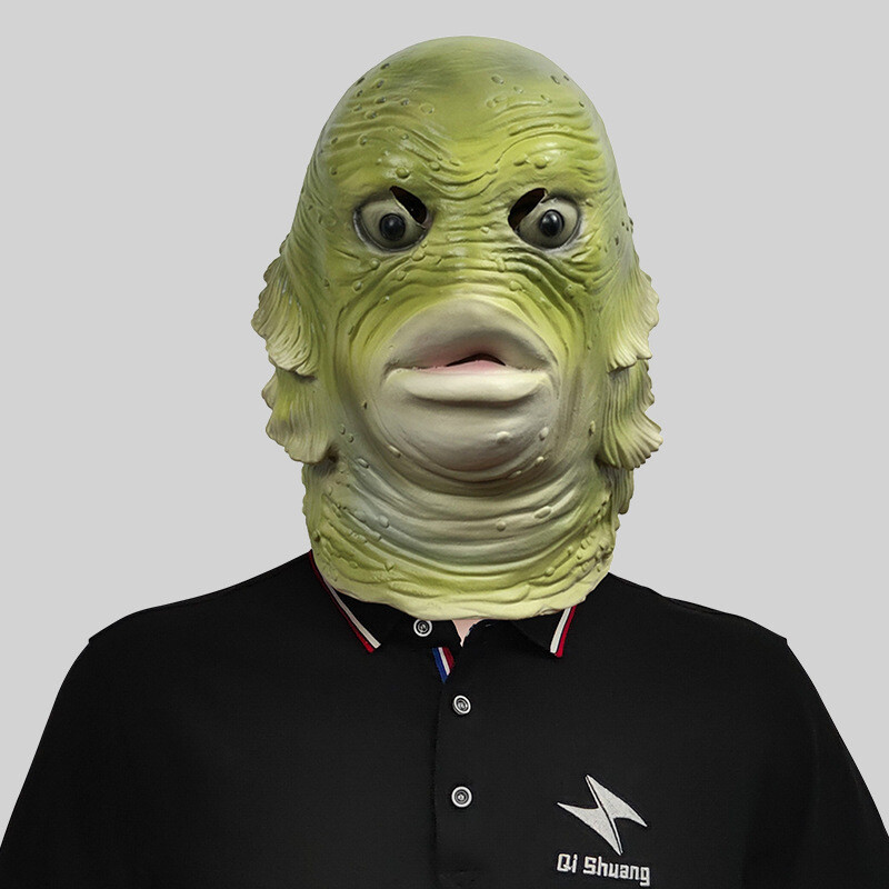 (Fish Demon) And Unique Fun Latex Masks Featuring And Grinch Designs ...