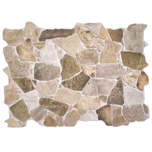 3D Wall Panels with Adhesive Included 96cm x 48cm Brick & Stone Effect ...