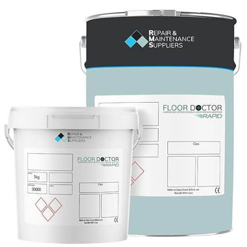 RMS Floor Doctor Rapid | 2 Part Epoxy Resin Concrete Floor Rapid Fast ...