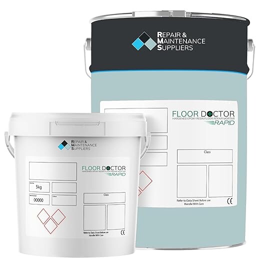 RMS Floor Doctor Rapid | 2 Part Epoxy Resin Concrete Floor Rapid Fast ...