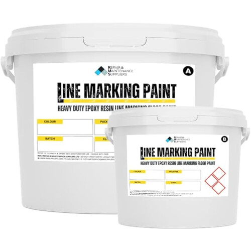 (RAL 1023 | Safety Yellow) RMS Line Marking Paint | Thick Heavy Duty 2 ...