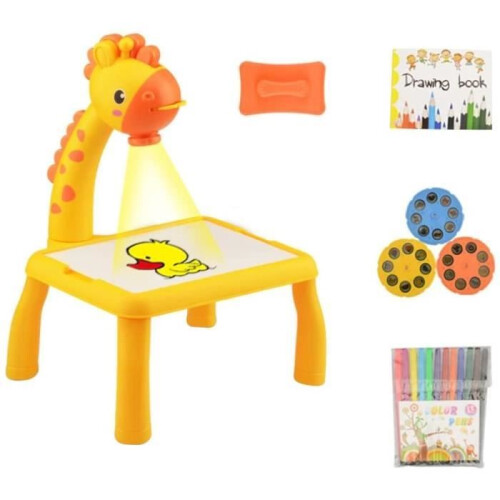 Trace and Pull Projector Toy, Kids LED Drawing Board, Art Projector ...