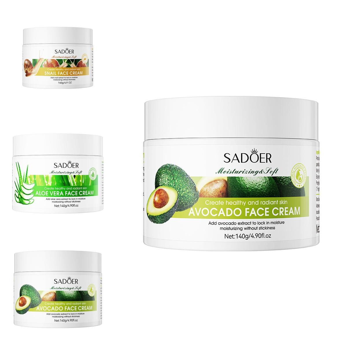 Sadoer Carrot Moisturizing Cream Enhances Skin Hydration Levels And ...