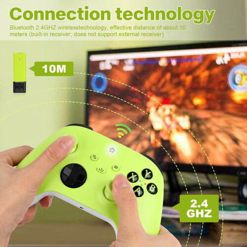 (Electric Yellow) Wireless Controller Compatible With Xbox One, Xbox ...