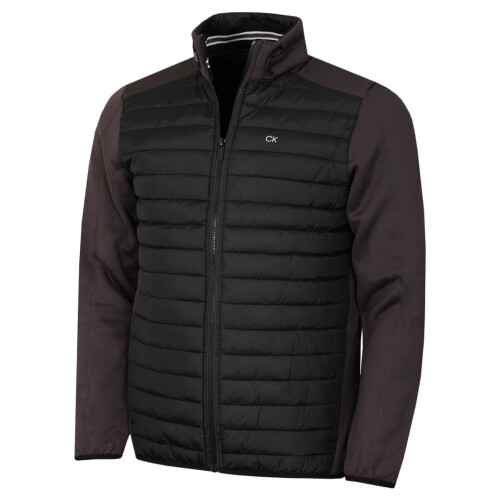 (XL, Storm/Black) Calvin Klein Mens CK Hybrid Insulate Lightweight Golf ...