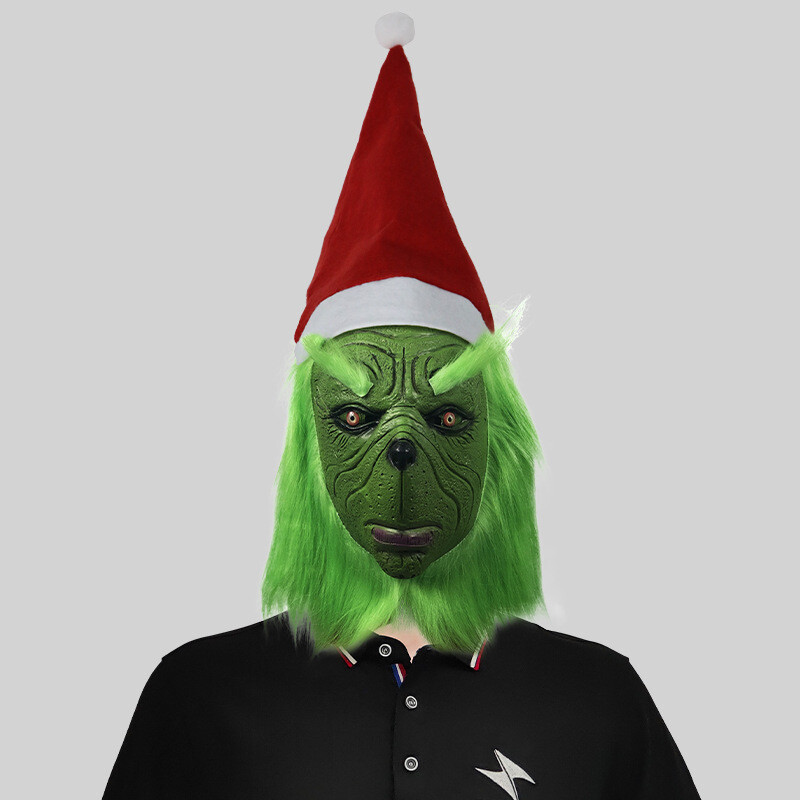 (Classic Grinch) Unique And Fun Latex Masks Featuring And Grinch ...