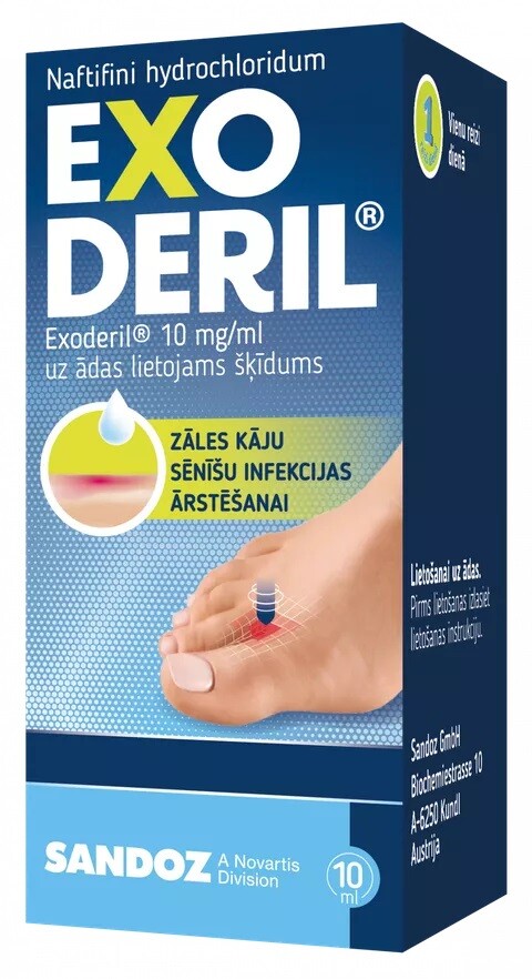 Exoderil 1% Anti Fungal Solution Antibacterial Treatment on OnBuy