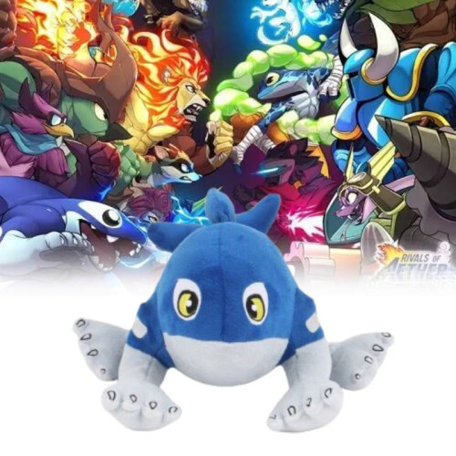 Rivals 2 Orcane Plush Toy Blue Kids Sleep Doll Game Peripheral Cartoon ...