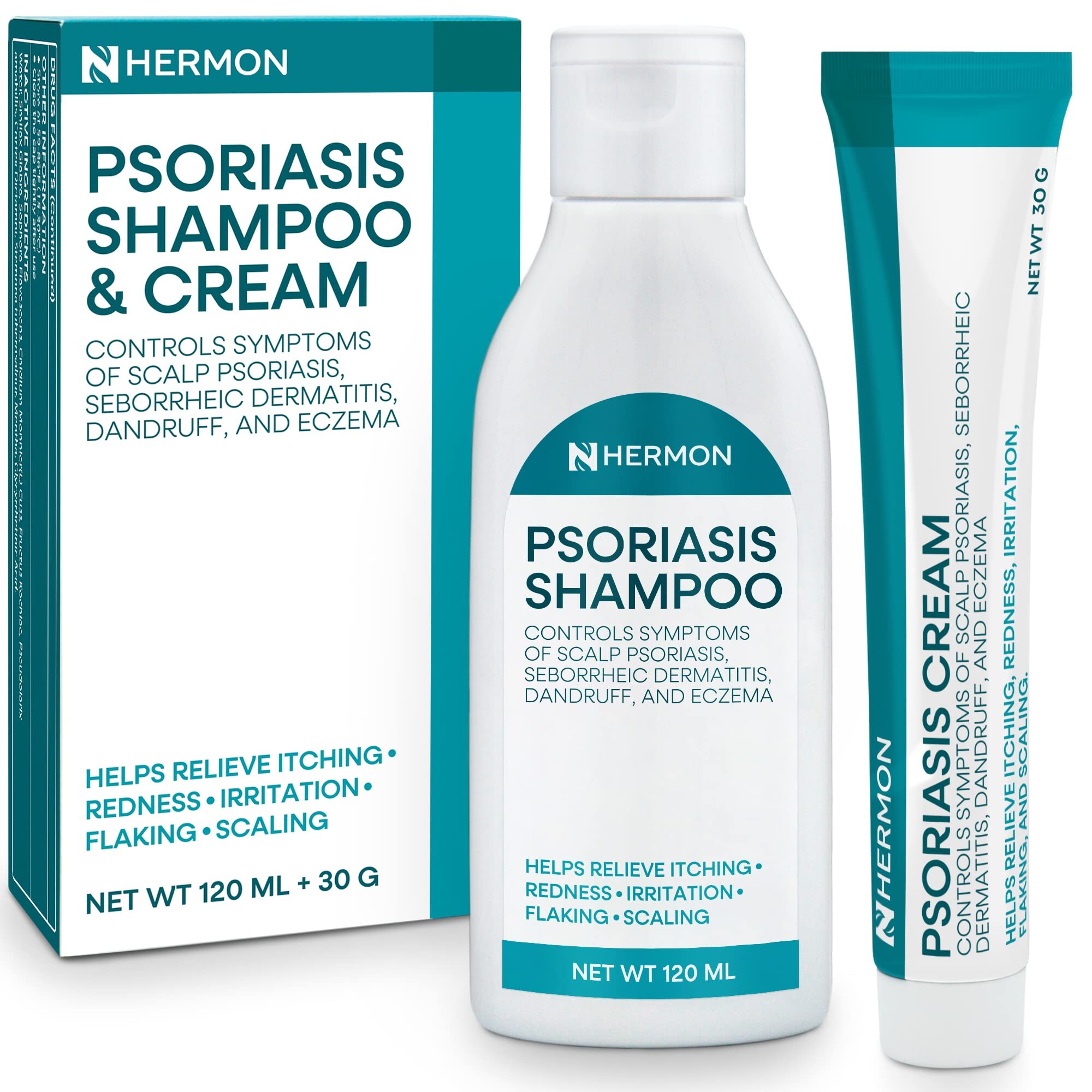 Psoriasis Cream Shampoo Set, Psoriasis Scalp Treatment, Seborrheic ...
