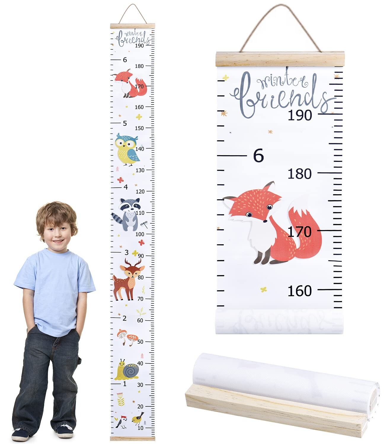 Height Chart for Kids Height Wall Chart Hanging Height Measuring Wall ...