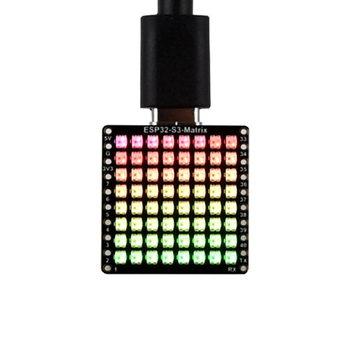 ESP32-S3-Matrix Development Board, Onboard 88 RGB LED Matrix and QMI8658C Attitude Sensor ...