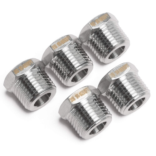 LTWFITTING Stainless Steel 316 Pipe Hex Bushing Reducer Fitting 1/2 ...