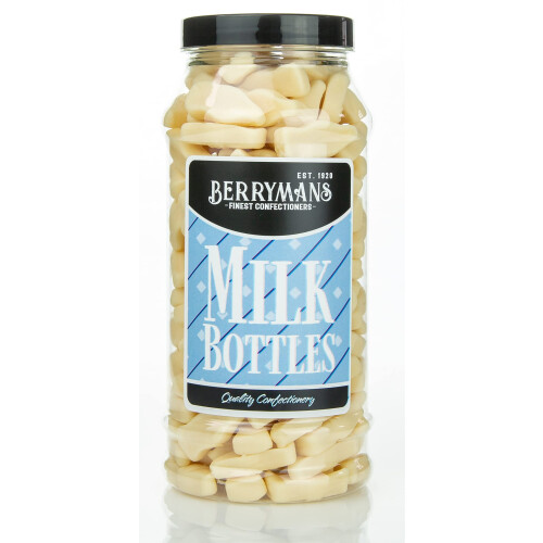 Original Milk Bottles (Non Dusted) Retro Sweets Gift Jar by Berrymans ...