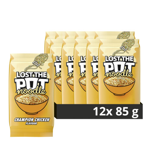 Pot Noodle Champion Chicken Lost The Pot Noodle low in saturated fat ...