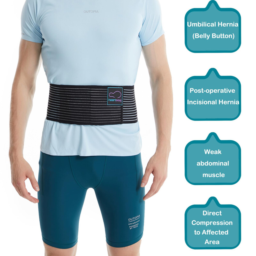 Umbilical hernia belt for men and women - Hernia support for men with ...