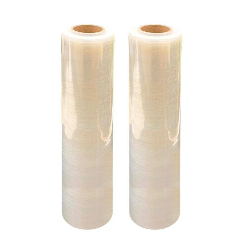 400mm x 250m 17mu Pallet Stretch Shrink Wrap Roll Parcel Packing Cling ...