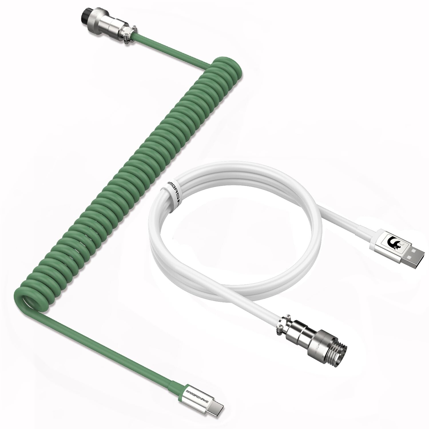 C01 Coiled Keyboard Cable, Pro Custom USB-C Aviator Cable for ...