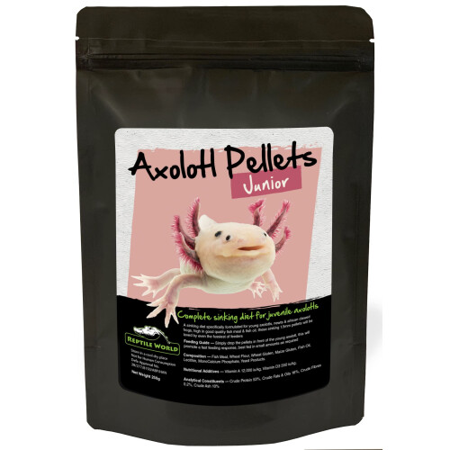 Axolotl Junior Pellets | Young Amphibian Food, Newts, Frogs (250g) on OnBuy