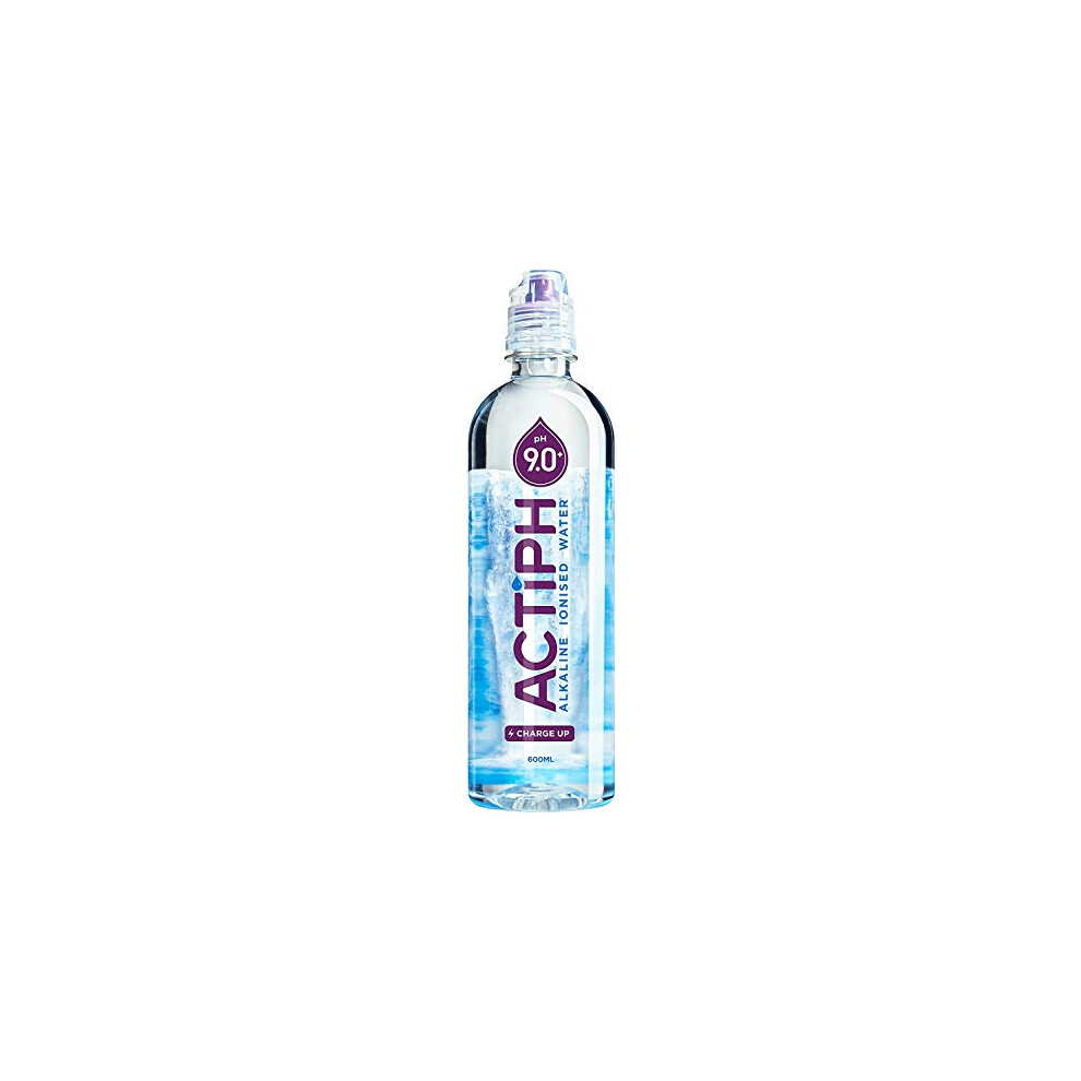 Alkaline Ionised Spring Water pH9+ (6x 600ml) Purified with ...