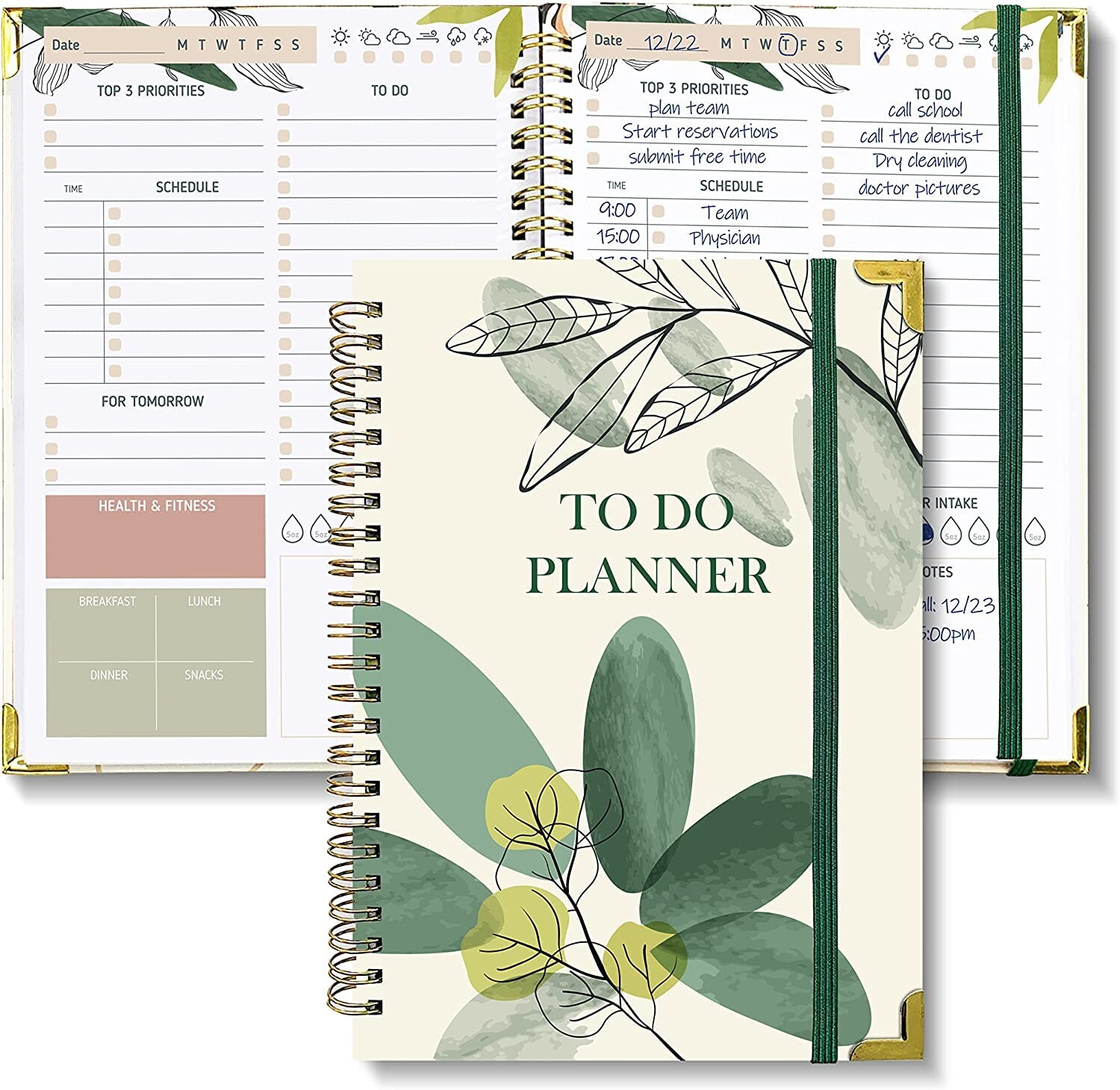 Weekly Daily Planner, To Do List Planner Notebook Undated, Daily Tasks ...