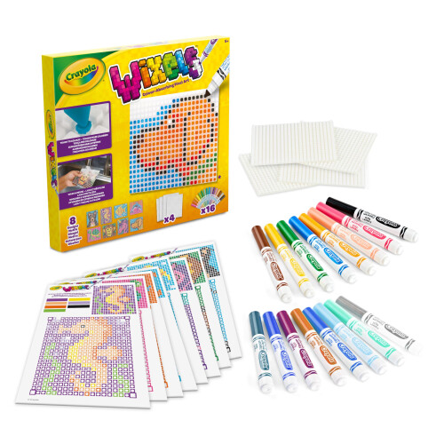 Wixels Animal Activity Kit | Colour-Absorbing Pixel Art Set | Includes ...